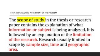 Topic 1.5. Research Questions, Scope, Delimitations.pptx