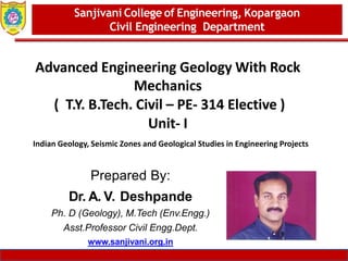 TOPIC 1.1 Geological Map of India.pptx | Geography | Science