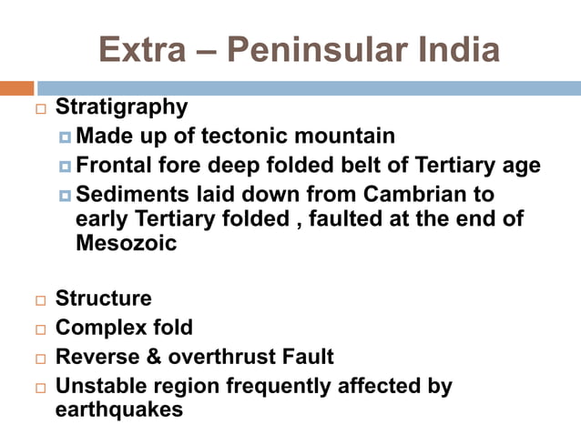 TOPIC 1.1 Geological Map of India.pptx | Geography | Science