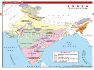 TOPIC 1.1 Geological Map of India.pptx | Geography | Science