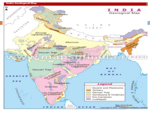 TOPIC 1.1 Geological Map of India.pptx | Geography | Science