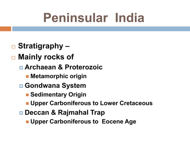 TOPIC 1.1 Geological Map of India.pptx | Geography | Science