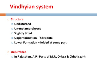 TOPIC 1.4 Distribution & Geological characters of Major Rock formations ...