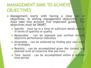 Nature and Functions of Management | PPTX