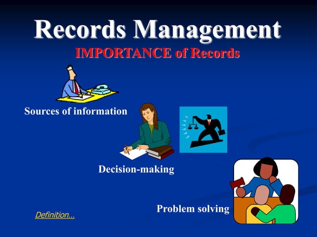 Topic 1. Introduction to Records Management.ppt | Technology & Computing
