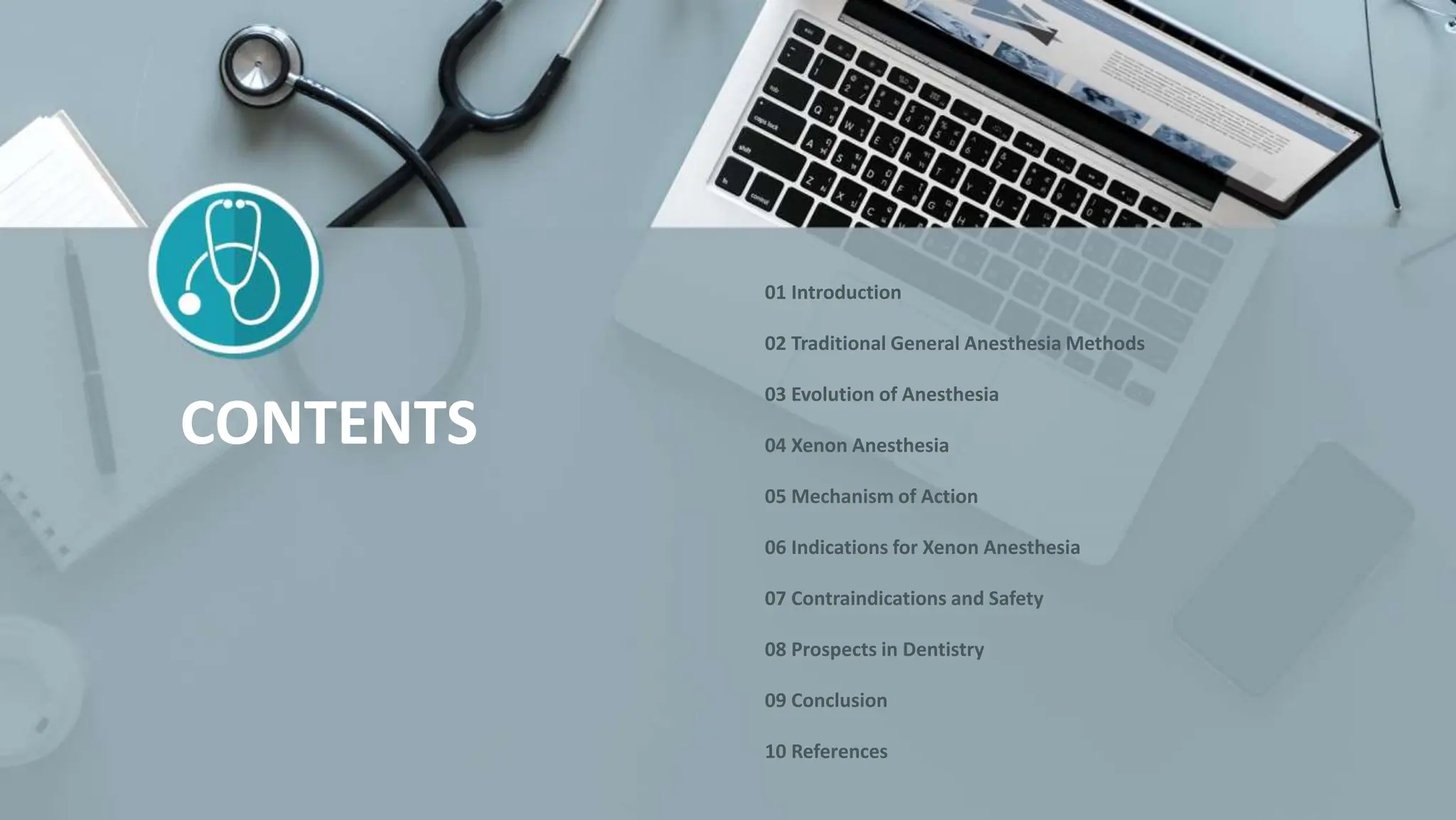 modern techniques of anesthesia based on xenon | PPTX