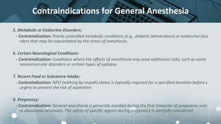 modern techniques of anesthesia based on xenon | PPTX