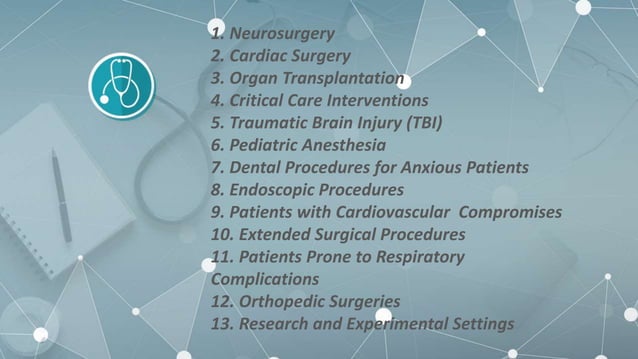 modern techniques of anesthesia based on xenon | PPTX | First Aid ...