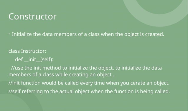 Introduction to Object Oriented Programmming | PPT