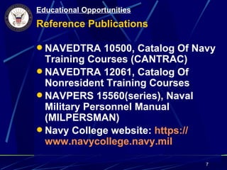 Topic 1.25 Educational Opportunities | PPT