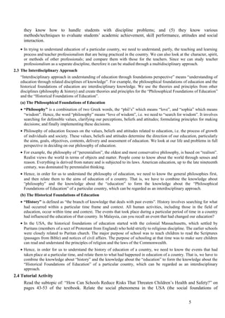 Foundation of Education | DOC | Educational Assessment | Education