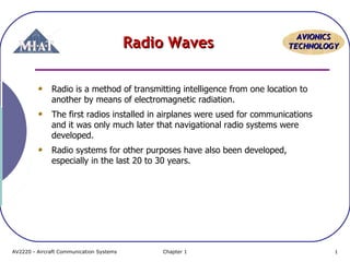 Topic 1 basic radio wave properties | PDF