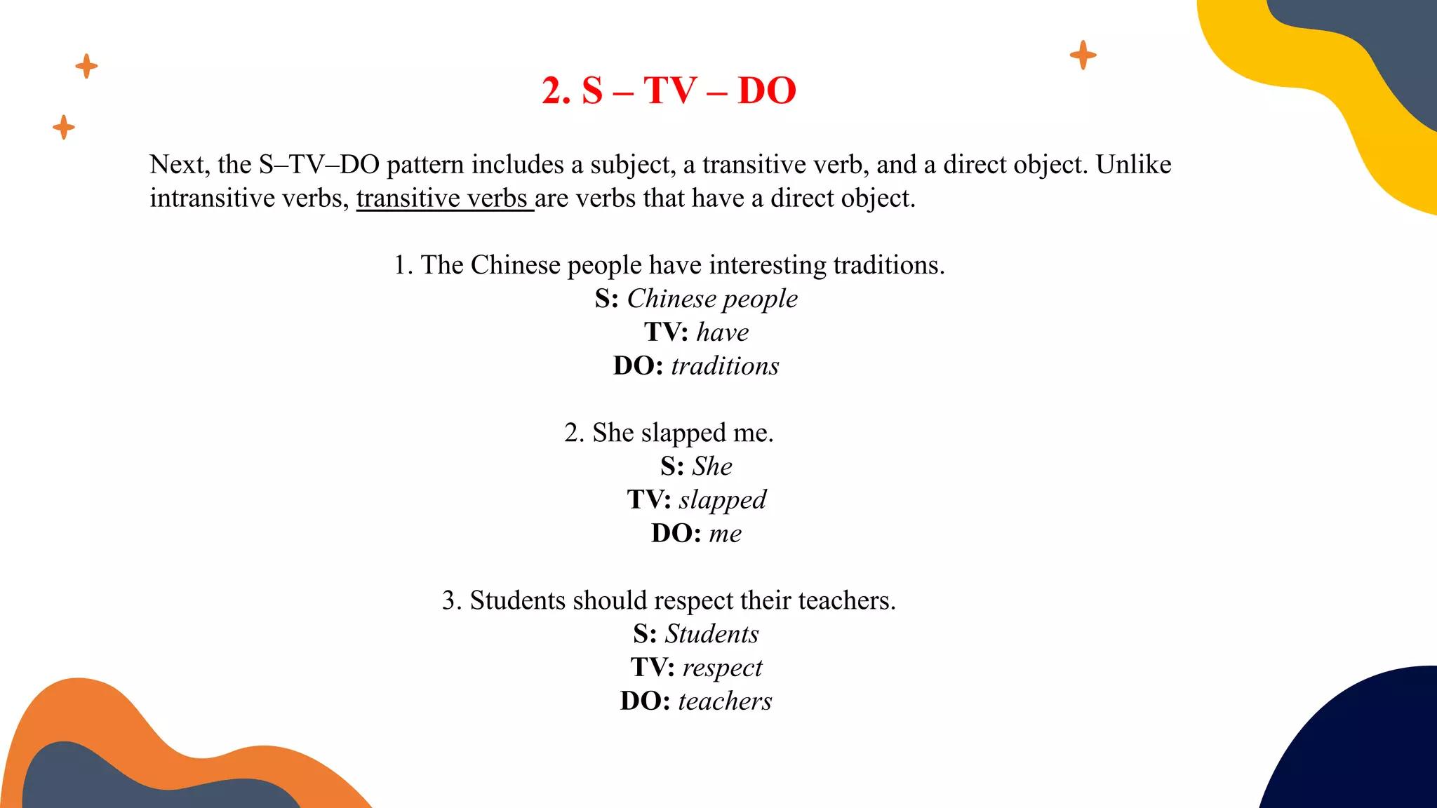 Basic Sentence Patterns.pdf | Programming Languages | Computing