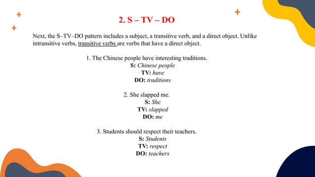 Basic Sentence Patterns.pdf | Programming Languages | Computing
