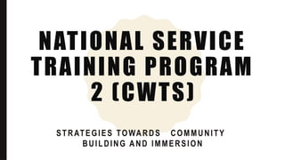 Topic 1 - Concepts and Principles of Community Immersion.pptx