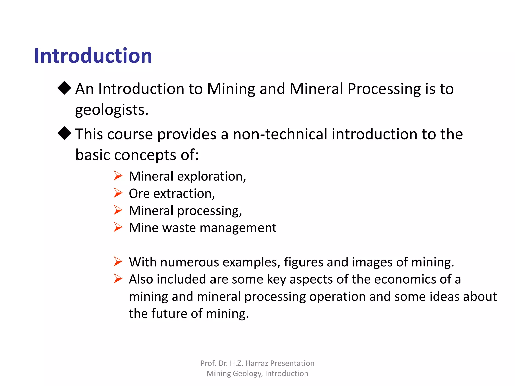 Topic 1-Concepts of an ore deposit | PDF