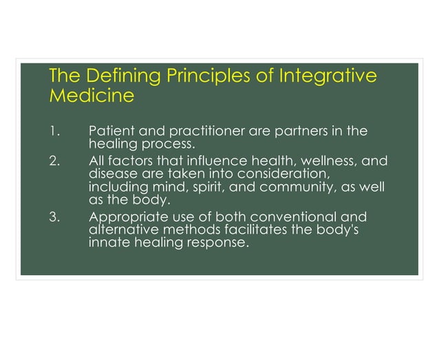 Introduction to Complementary and Alternative Medicine | PDF | Holistic ...