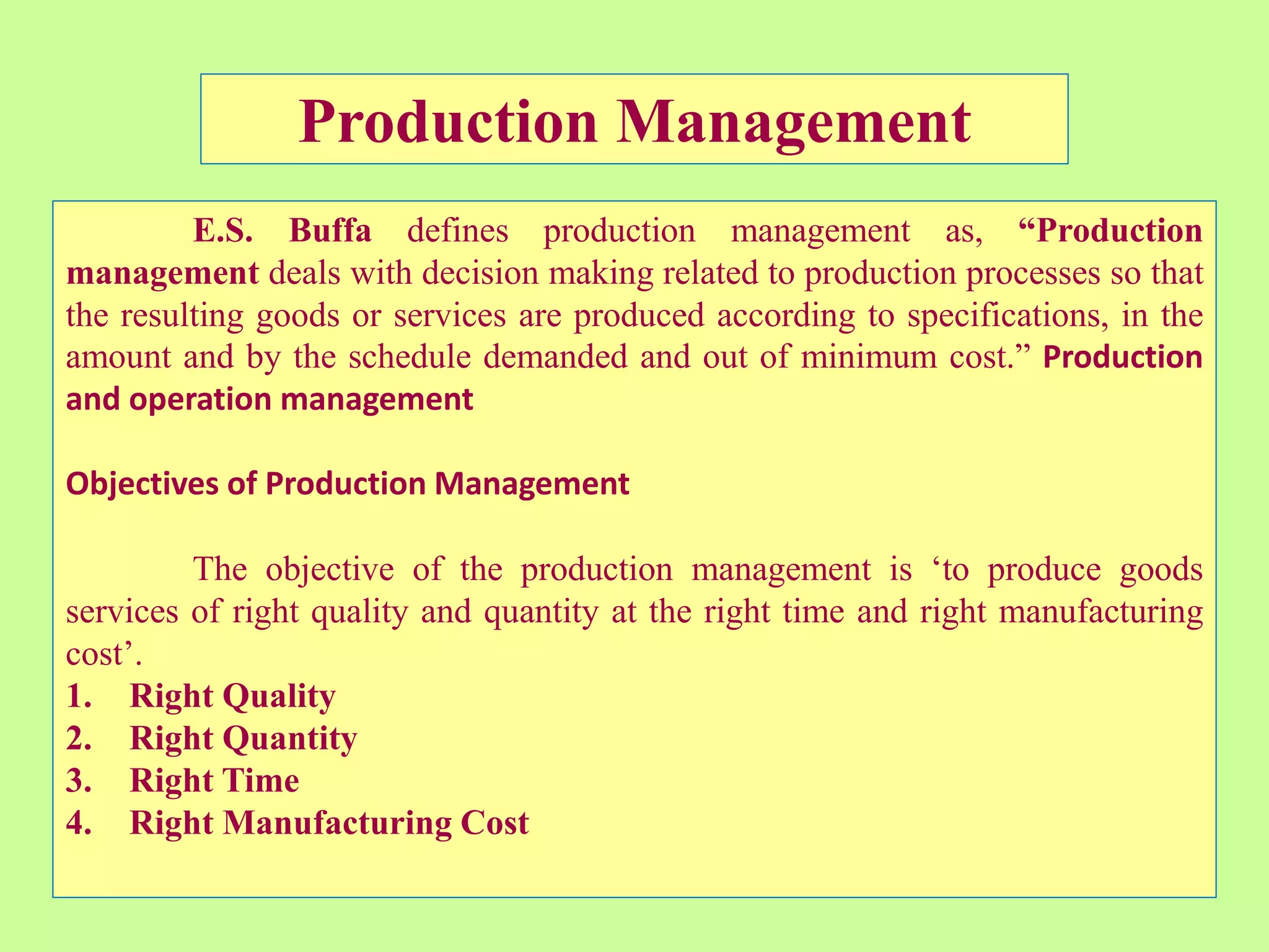 Topic 1 Introduction Of Production And Operation Management1pptx