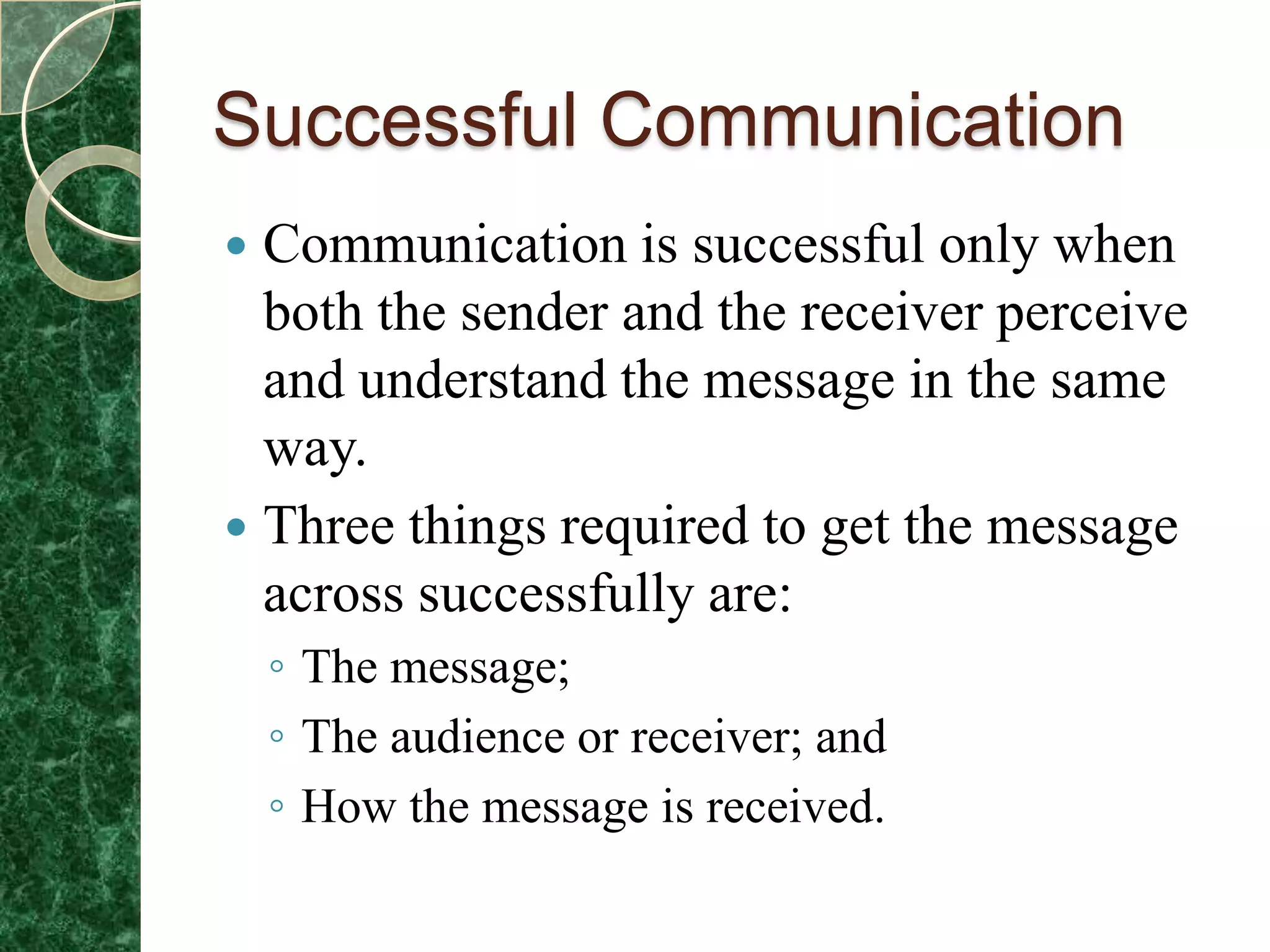 Topic 1 introduction to communication | PPTX
