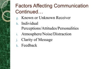 Topic 1 introduction to communication | PPTX