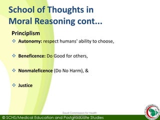 SCHS Topic1: Introduction to Medical Ethics | PPT