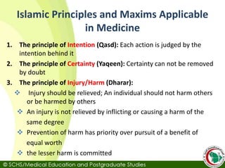 SCHS Topic1: Introduction to Medical Ethics | PPTX