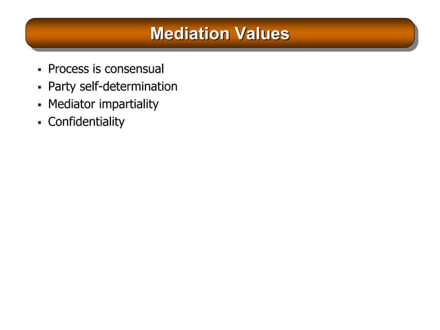 Topic 1 - Introduction to Negotiation and Mediation.ppt | Family and Relationships