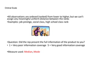 Topic 1- Introduction to Statistics , Data and Measurement Sclaes.pptx