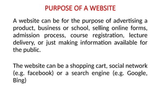 TOPIC 1 - INTRODUCTION TO WEBSITE DESIGN AND DEVELOPMENT.pptx