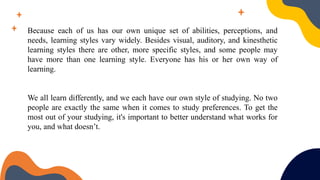 TOPIC 1 - Learning to be a better learner .pdf | Education
