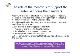 Topic 1 - Mentors | PPT