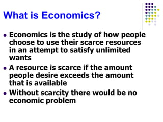 Topic 1 - Microeconomics - Course Outline & Introduction.ppt