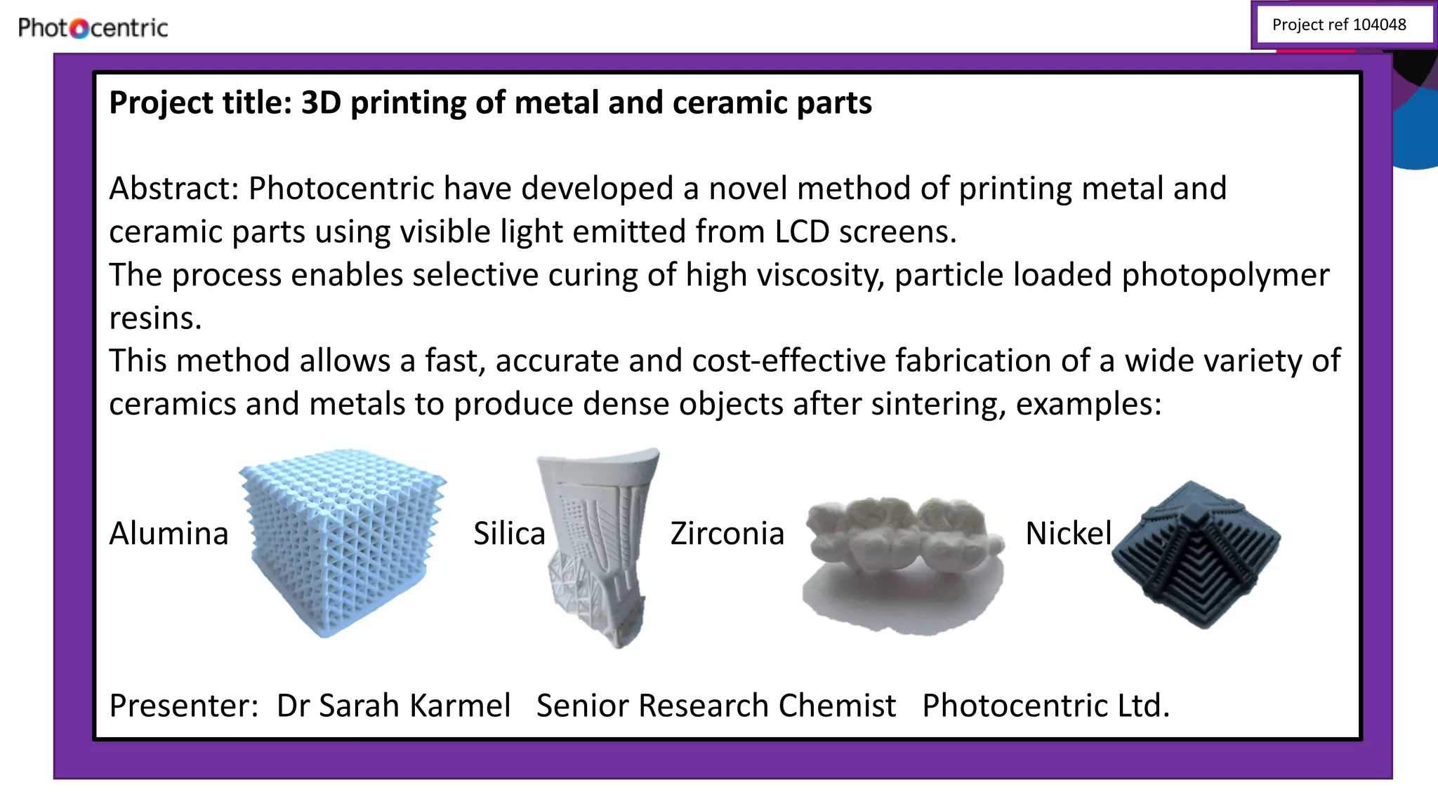 New Innovative Additive Manufacturing processes | PDF