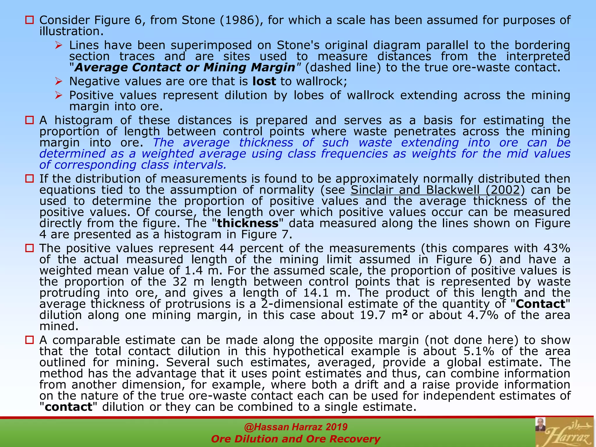 ore dilution and ore recovery | PDF