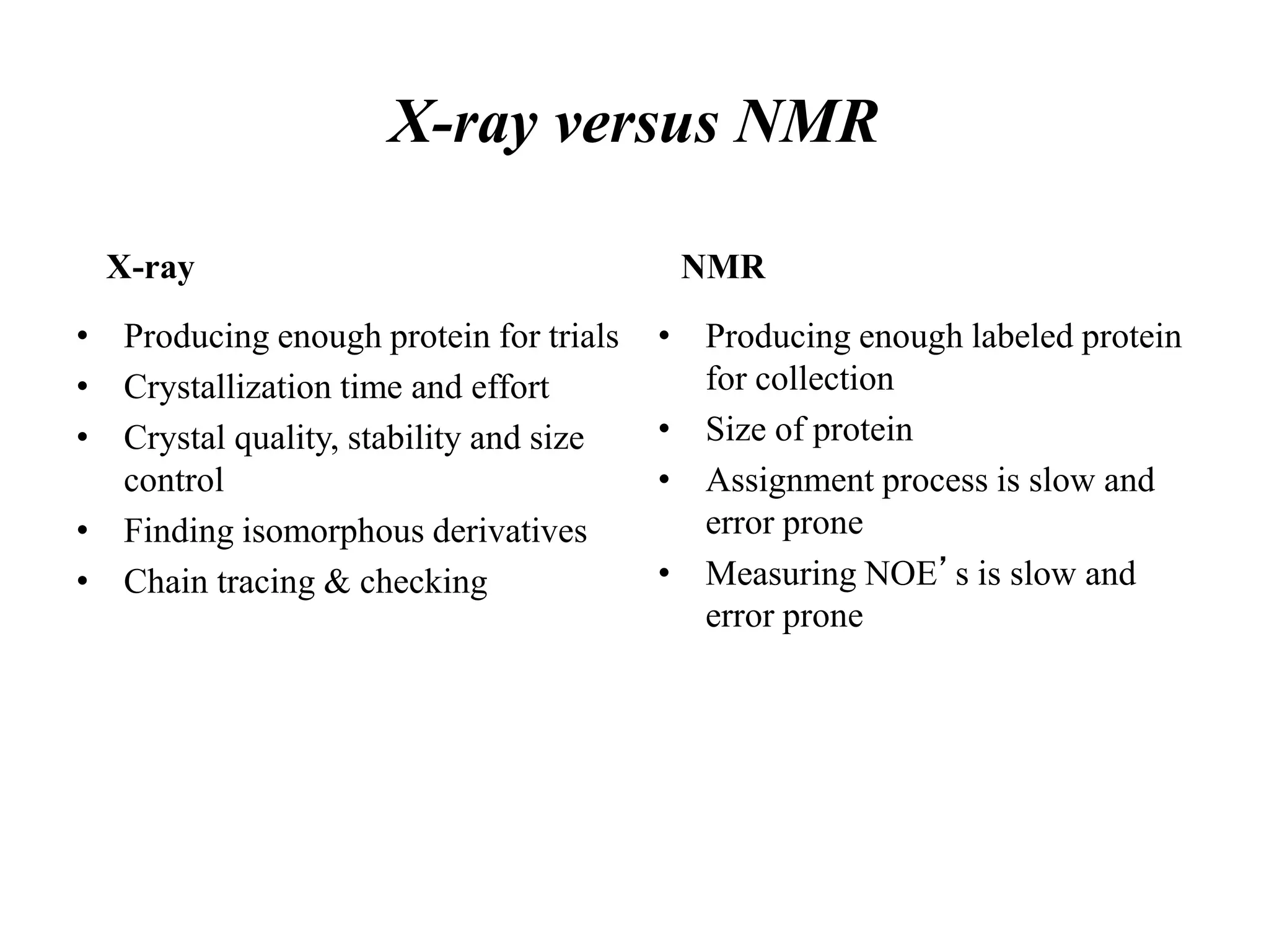 Topic 1 overview structural biology | PPTX