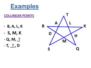 Topic 1. points, line and plane | PPT