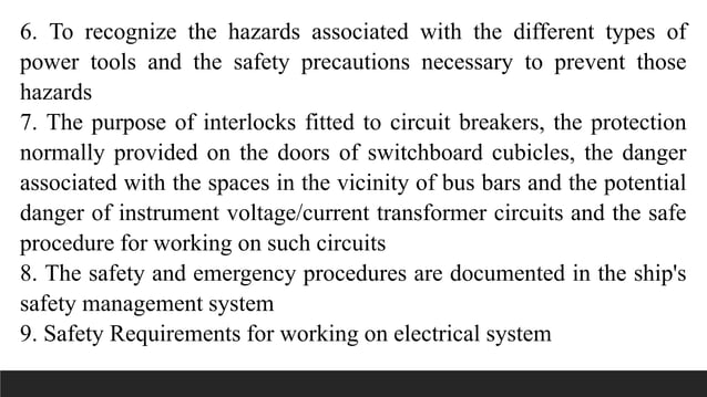 TOPIC 1- Safety Requirements for working on electrical system.pptx