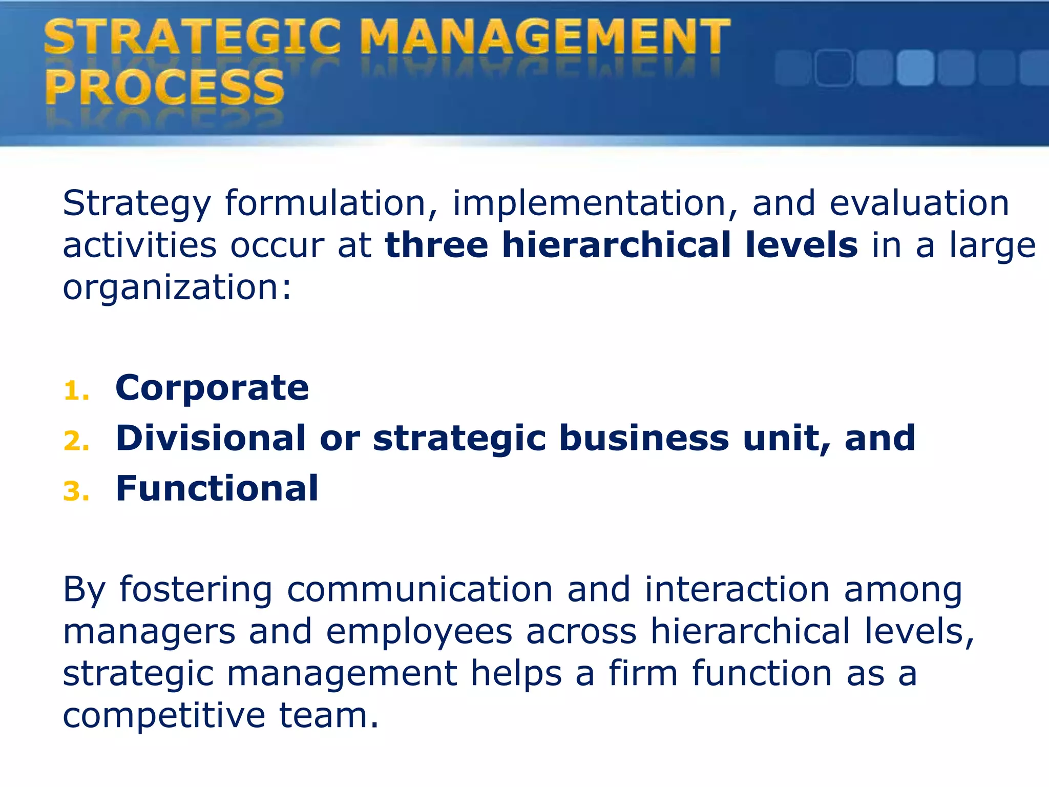 Topic 1 strategic management | PPTX