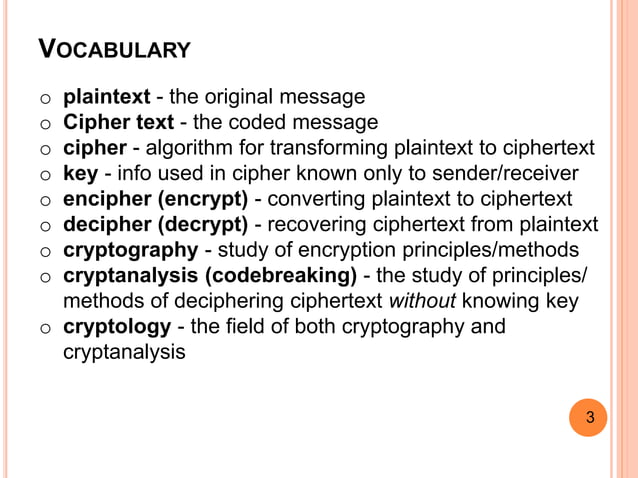Topic1 substitution transposition-techniques | PPTX