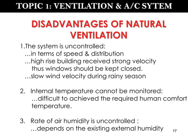 ventilation & a/c system