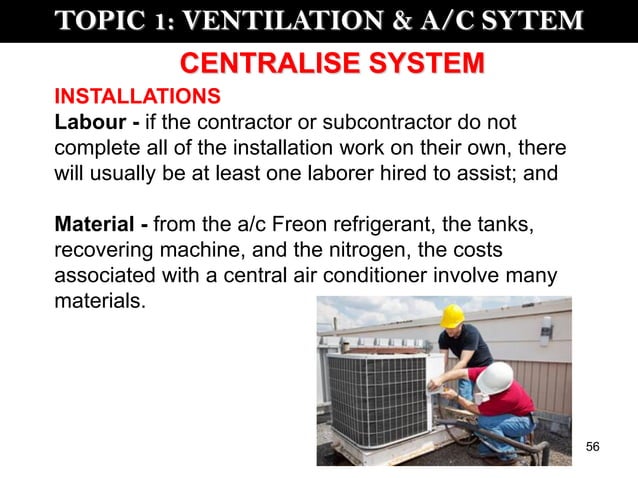 ventilation & a/c system