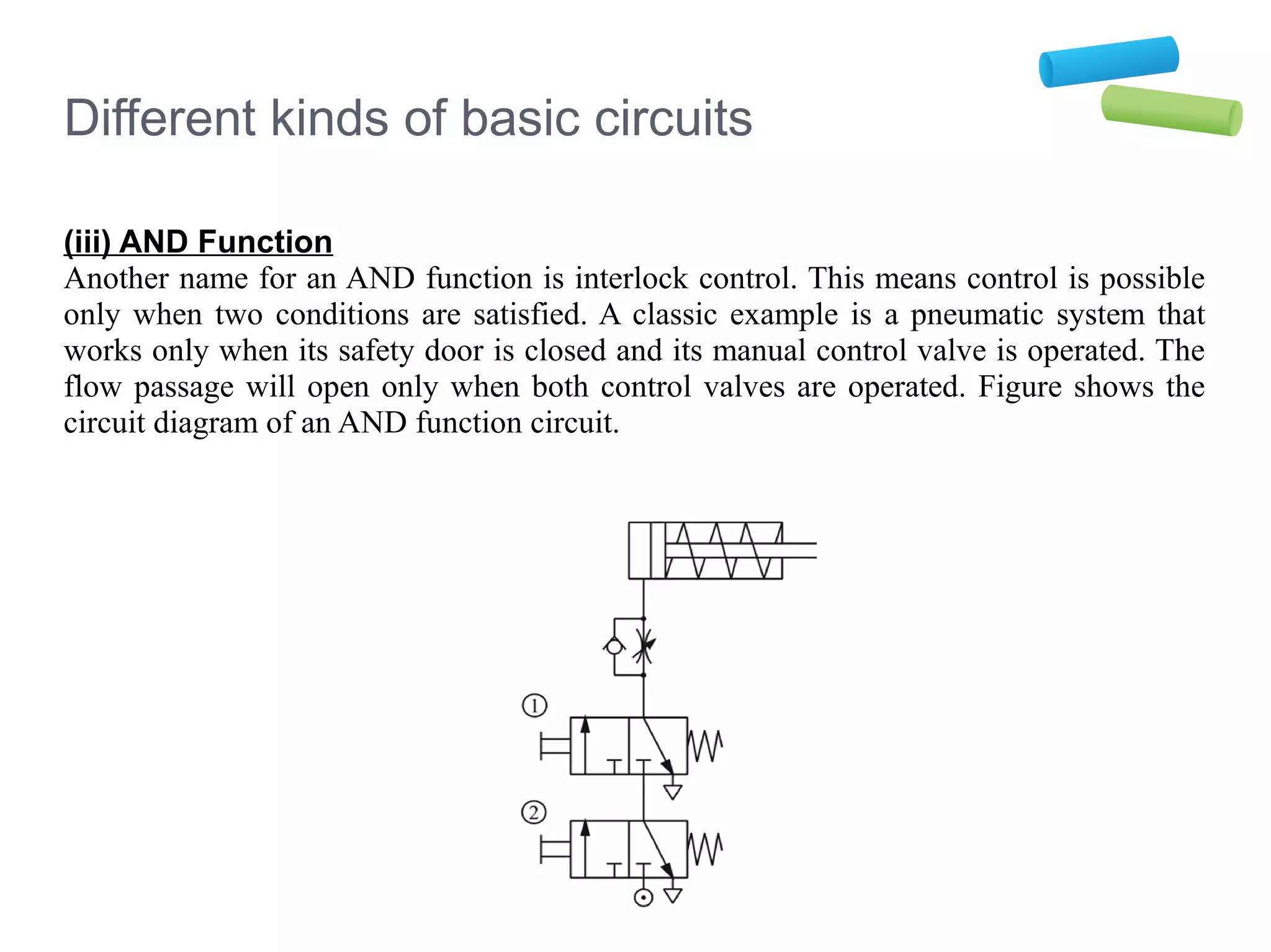 Pneumatics Circuits Components (Circuit details) | PDF