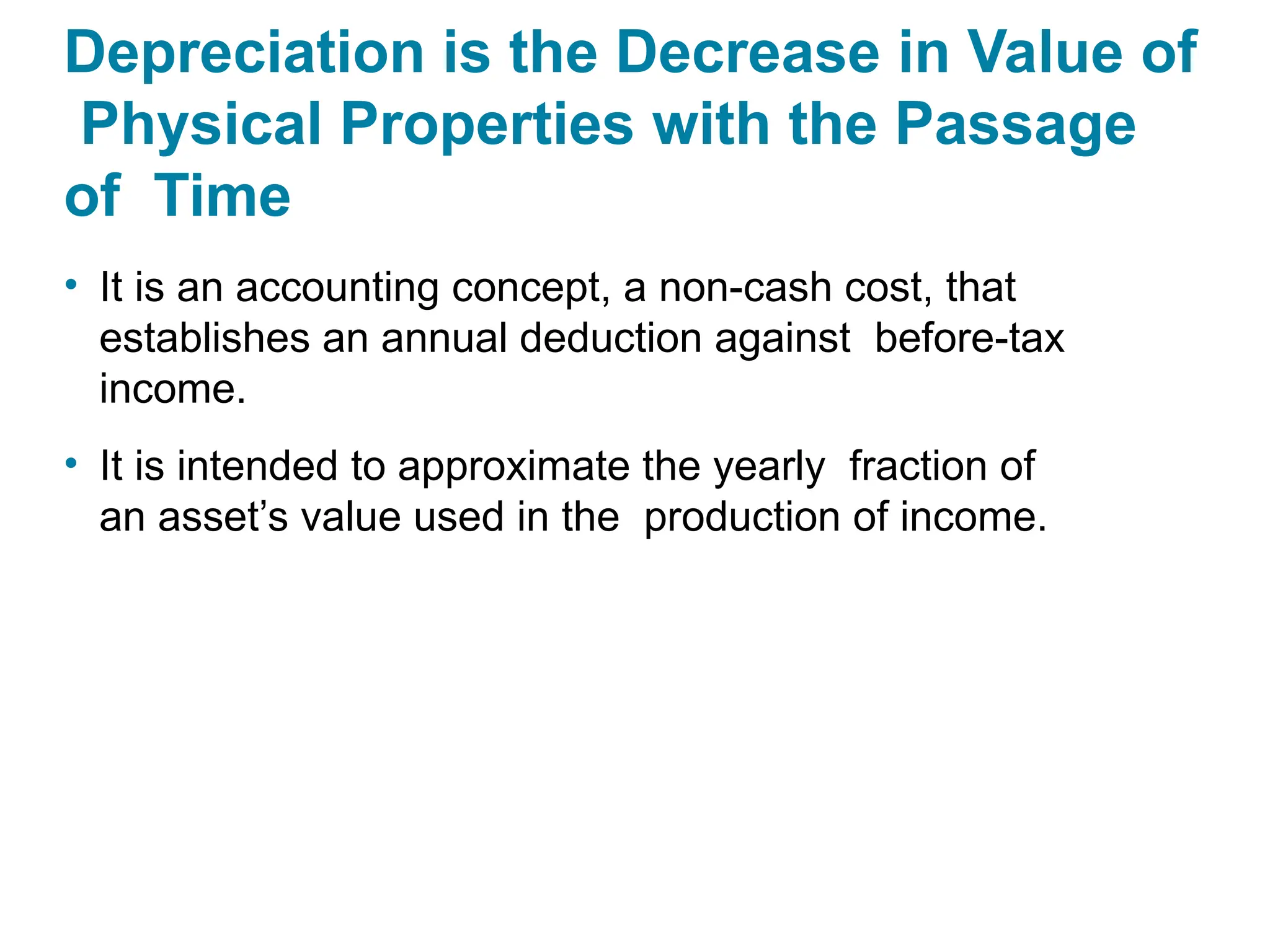 Engineering Economy_depreciation_different approaches_calculation ...