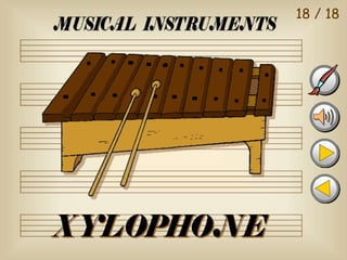 Musical instruments in English | PPTX
