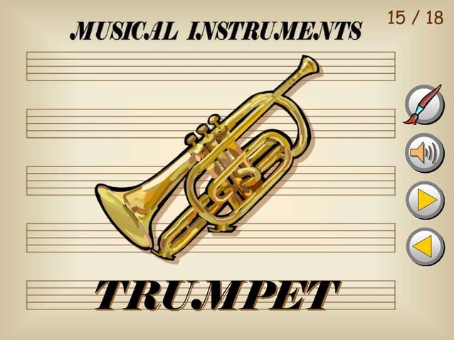 Musical instruments in English | PPTX