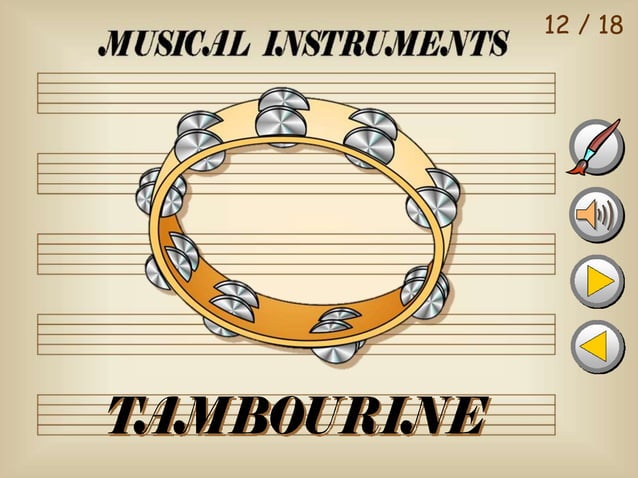 Musical instruments in English | PPTX