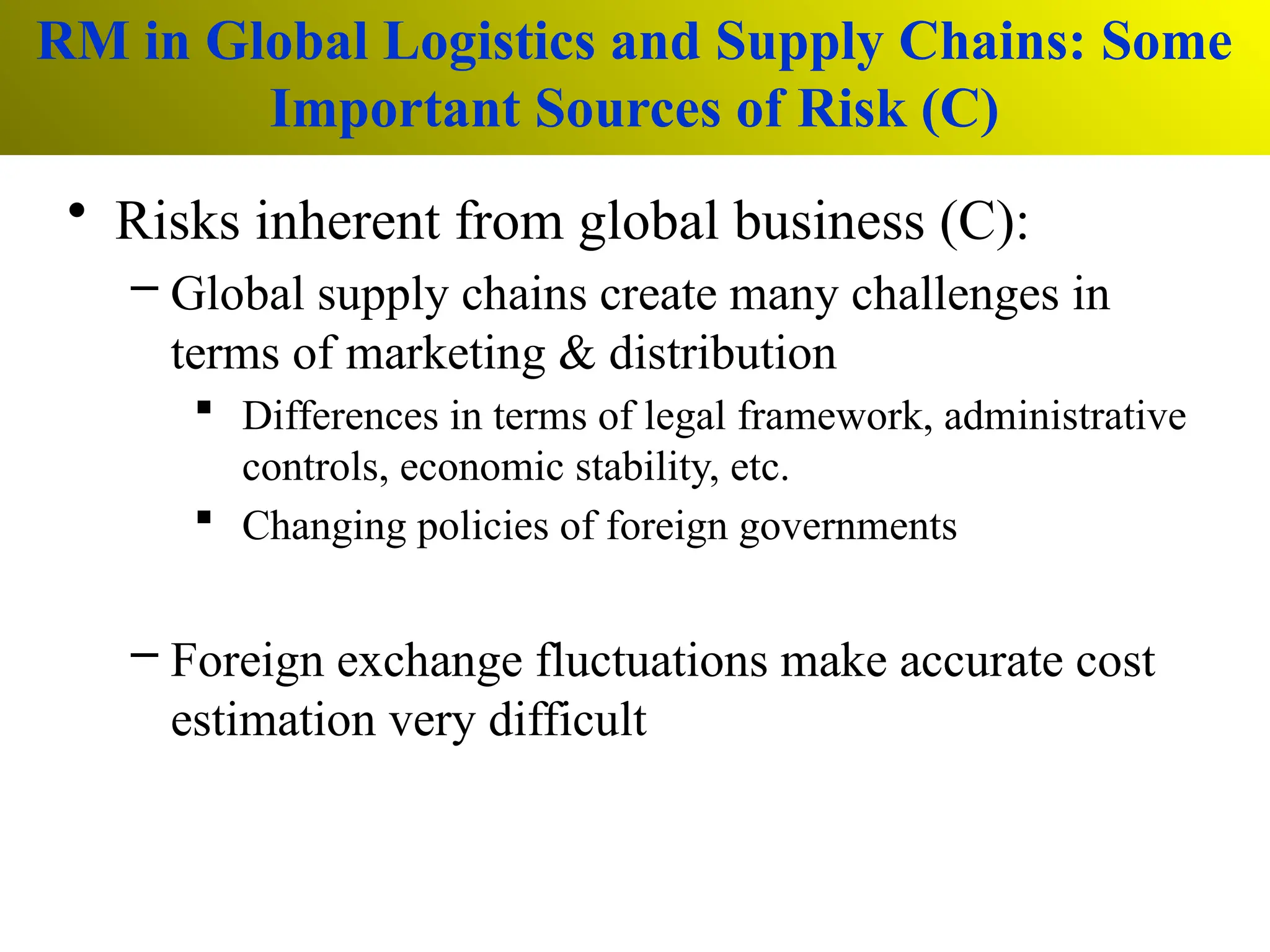 Topic 10 - Risk Management in logistics _ supply chain.pptx
