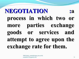 Conflict, Negotiation, and Intergroup Behavior | PPT