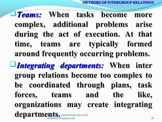 Conflict, Negotiation, and Intergroup Behavior | PPT