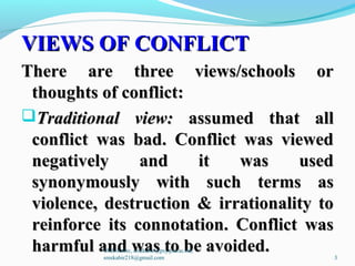 Conflict, Negotiation, and Intergroup Behavior | PPT